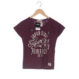 Superdry & Co T-Shirt Damen Gr&ouml;&szlig;e XS Second Hand bordeaux
