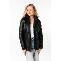 Mauritius Damen Lederjacke "MWTaja"schwarz, Gr. M, unifarben, Obermaterial: 100% Schafsleder. Futter: 100% Baumwolle. &Auml;rmelfutter: 100% Polyester,