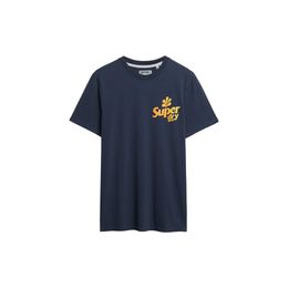 Superdry & Co T-Shirt Herren Gr&ouml;&szlig;e XL marine / dunkelgelb