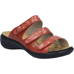 Josef Seibel Damen Sandale "Ibiza 66, rot", Gr. 39, rot, Obermaterial: 100% Rindsleder Leather cow., Schuhe