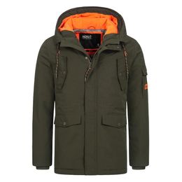INDICODE Jeans Between-Seasons Parka 'Ocala' male Green size XXXL