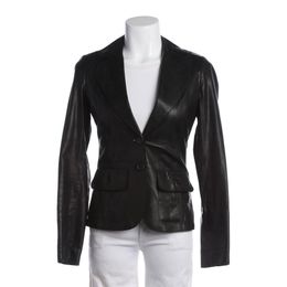 BOSS Lederjacke / Ledermantel Damen Gr&ouml;&szlig;e XS Second Hand schwarz