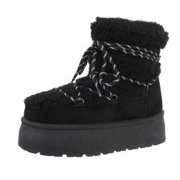 Ital-Design Boots Damen Gr&ouml;&szlig;e 41 schwarz Winterschuhe