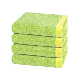 Caw&ouml; Caw&ouml; Towel 'Lifestyle Splash' female Green size 50 x 100