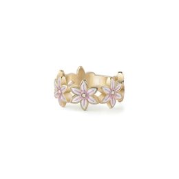 Guess Ring 'White Lotus' Damen Gr&ouml;&szlig;e 50 gold / pink