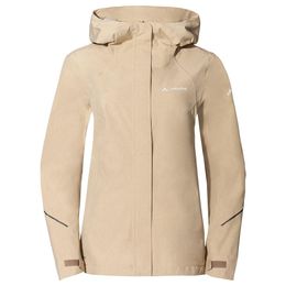 Vaude Jacke 'Yaras' Damen Gr&ouml;&szlig;e S dunkelbeige / wei&szlig;