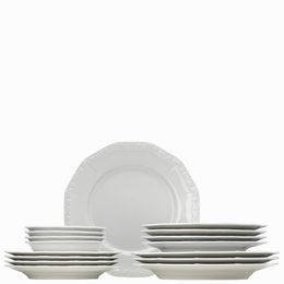 Rosenthal Kombiservice Maria - Weiss, Wei&szlig;, Keramik, 16-teilig, 220 ml, 40x30x40 cm, DIN EN ISO 14001, DIN EN ISO 9001, Essen & Trinken, Geschirr, Geschirr-Sets, Kombiservice