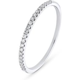 Christ Ring Damen Gr&ouml;&szlig;e 56 transparent / wei&szlig;