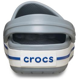 Crocs Clog "Crocband", Gr. 36grau, Croslite , kontrastfarbene Details, Schuhe, Sommerschuh, Gartenschuh, Poolslides, mit farbiger Laufsohle