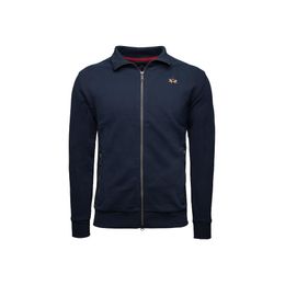 La Martina Zip-Up Hoodie 'MAF004' male Blue size L