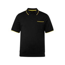Boston Park Poloshirt Herren Gr&ouml;&szlig;e 4XL gelb / schwarz