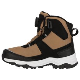 WHISTLER M&auml;dchen Winterboots "NOCARA Q-LOCK KIDS BOOT WP", Gr. 31, braun, Synthetik, Schuhe, Winterschuhe, Winterboots, Snowboots, wasserdicht