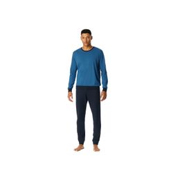 Herren Schlafanzug "Pyjama", uncover by Schiesser, Gr. L, bunt, Obermaterial: 100% Baumwolle CO., Homewear-Sets