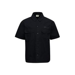 Halo Button Up Shirt female Black size M