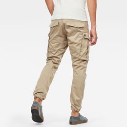 G-Star Raw G-STAR Herren Cargohose "Rovic Zip 3D Tapered Pant", beige, Gr. 32, unifarben, Web, Obermaterial: 97% Baumwolle, 3% Elasthan, Hosen, Tapered Fit