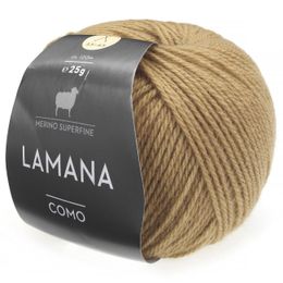 Como von lamana, Karamell, aus Schurwolle