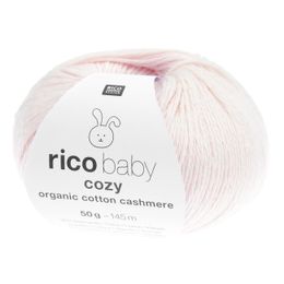 Baby Cozy Organic Cotton Cashmere von Rico Design, Rosa, aus Baumwolle