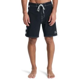 Quiksilver Herren Boardshorts "Original Arch 18"", schwarz, Gr. 30, Obermaterial: 92% Polyester, 8% Elasthan;, Hosen