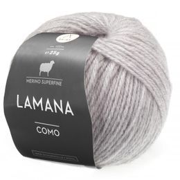 Como von lamana, Hellgrau, aus Schurwolle