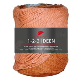 1-2-3 Ideen von Pro Lana, Apricot/Mint, aus Baumwolle