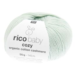 Baby Cozy Organic Cotton Cashmere von Rico Design, Mint, aus Baumwolle