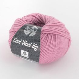 Cool Wool Big von Lana Grossa, Rosa, aus Schurwolle
