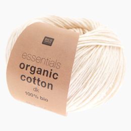 Essentials Organic Cotton dk von Rico Design, Creme, aus Baumwolle