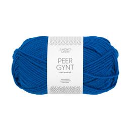 Peer Gynt von Sandnes Garn, Blau, aus Wolle