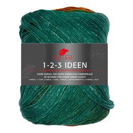 1-2-3 Ideen von Pro Lana, Orange/Gr&uuml;n, aus Baumwolle