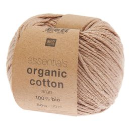 Essentials Organic Cotton aran von Rico Design, Nougat, aus Baumwolle