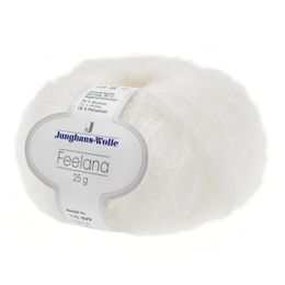 Feelana von Junghans-Wolle, Wei&szlig;, aus Mohair