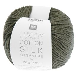 Luxury Cotton Silk Cashmere dk von Rico Design, Khaki, aus Baumwolle