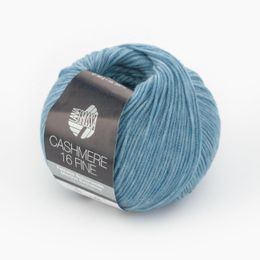 Cashmere 16 Fine von Lana Grossa, Hellblau, aus Schurwolle