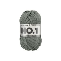 No. 1 von myboshi, Titangrau, aus Polyacryl