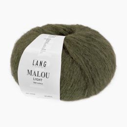 Malou Light von Lang Yarns, Olive, aus Alpaka