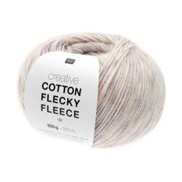 Creative Cotton Flecky Fleece dk von Rico Design, Flieder, aus Baumwolle