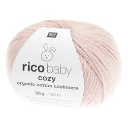 Baby Cozy Organic Cotton Cashmere von Rico Design, Altrosa, aus Baumwolle