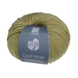 Cool Wool Superbig von Lana Grossa, Oliv, aus Schurwolle