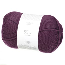 Sisu von Sandnes Garn, Brombeersorbet, aus Wolle