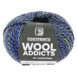 Footprints von WOOLADDICTS by Lang Yarns, Blue, aus Baumwolle