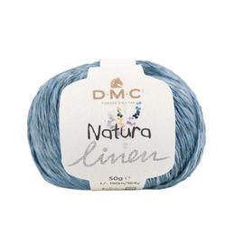 Natura Linen von DMC, Mittelblau, aus Leinen