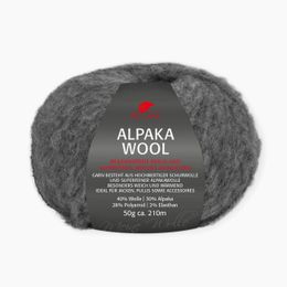 Alpaka Wool von Pro Lana, Anthrazit meliert, aus Wolle
