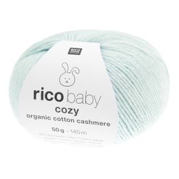 Baby Cozy Organic Cotton Cashmere von Rico Design, Hellblau, aus Baumwolle