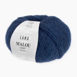 Malou Light von Lang Yarns, Stahlblau, aus Alpaka