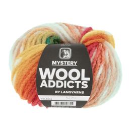 Mystery von WOOLADDICTS by Lang Yarns, White/Rainbow, aus Schurwolle