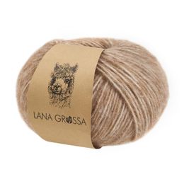 Natural Alpaca Pelo von Lana Grossa, Camel/Beige, aus Baumwolle