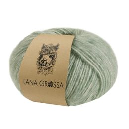 Natural Alpaca Pelo von Lana Grossa, Mint meliert, aus Baumwolle