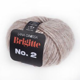 Brigitte No. 2 von Lana Grossa, Beigebraun, aus Alpaka