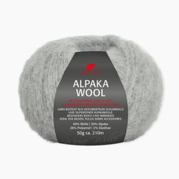 Alpaka Wool von Pro Lana, Hellgrau meliert, aus Wolle
