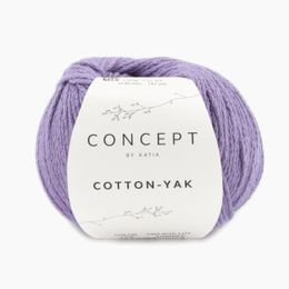Cotton-Yak von Katia, 128 Lila, Lila, aus Baumwolle